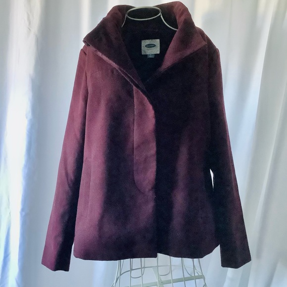 Old Navy | Jackets & Coats | Old Navy Burgundy Winter Coat Size Medium ...